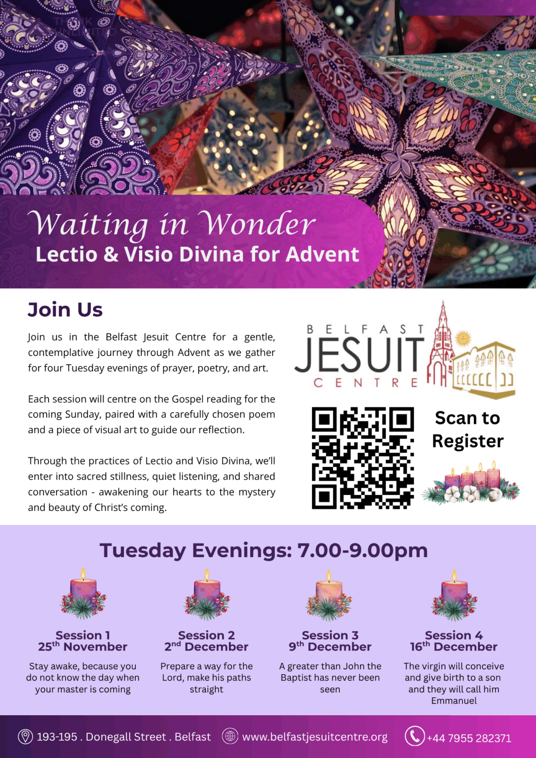 Belfast Jesuit Centre – Waiting in Wonder: Lectio and Visio Divina for ...